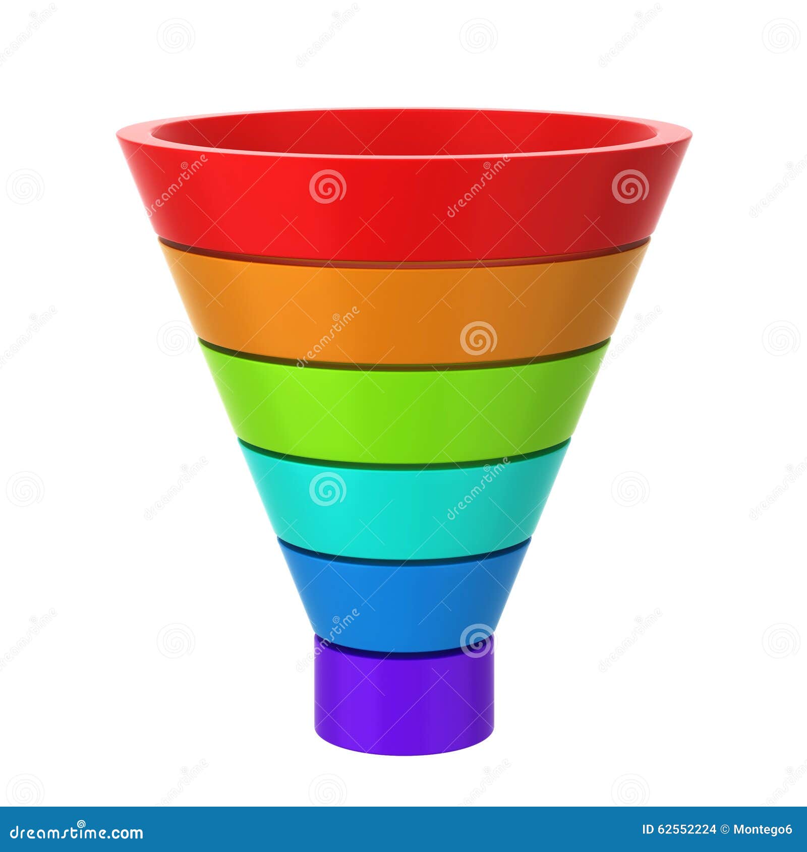 Funnel Chart Diagram Vector Illustration | CartoonDealer.com #120645724