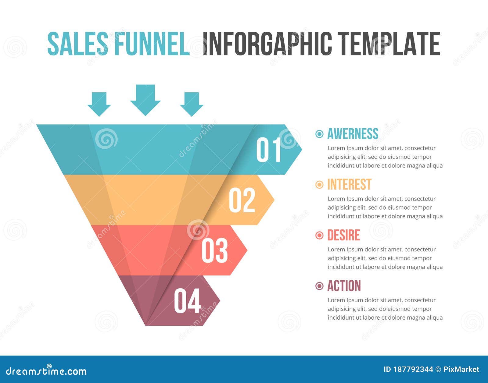 Funnel Diagram Template Cartoon Vector | CartoonDealer.com #190536619