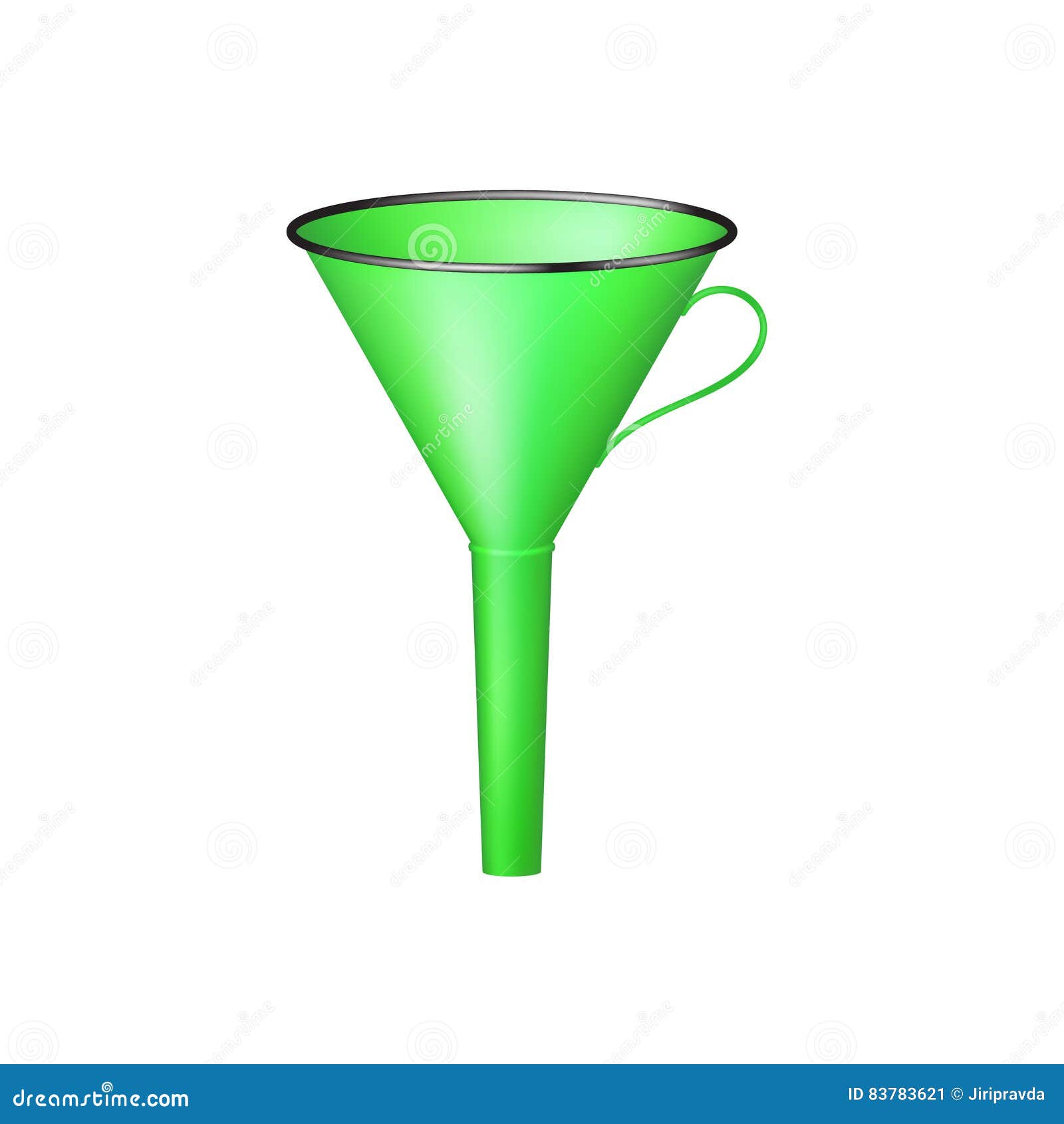 Funnel in green design stock vector. Illustration of black - 83783621