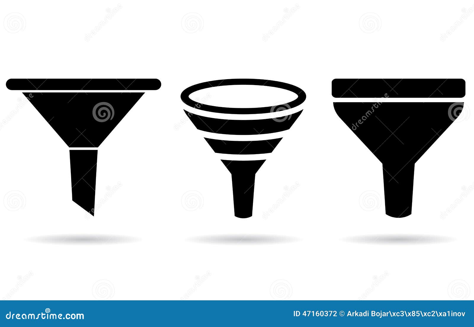 Funnel Icon Stock Vector - Image: 47160372