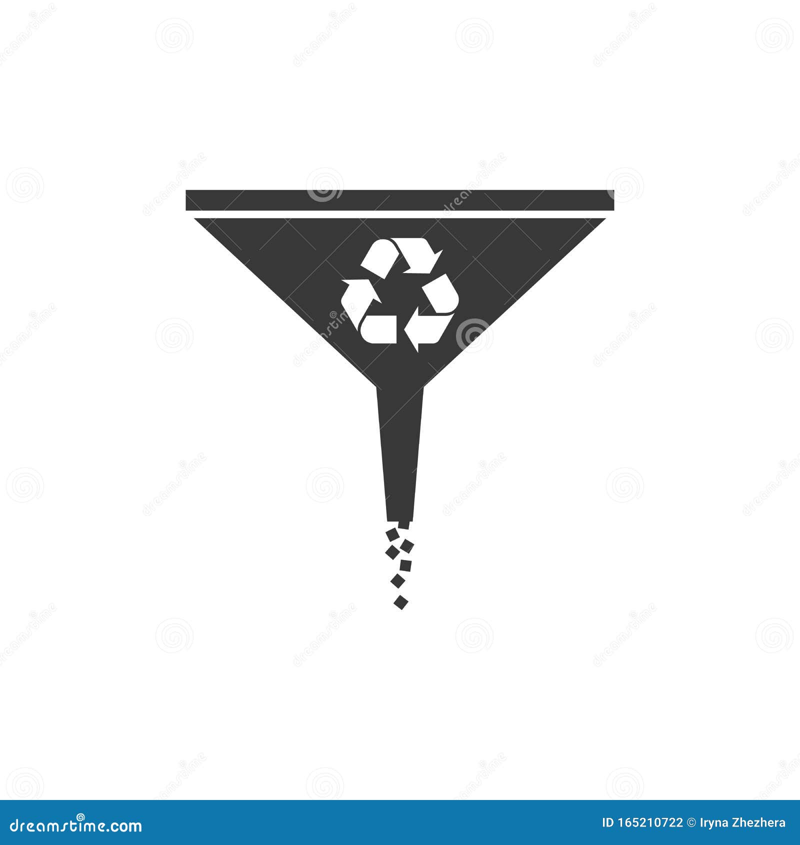 Funnel Icon. Refresh Filter Icon. Stock Vector Illustration Isolated on ...