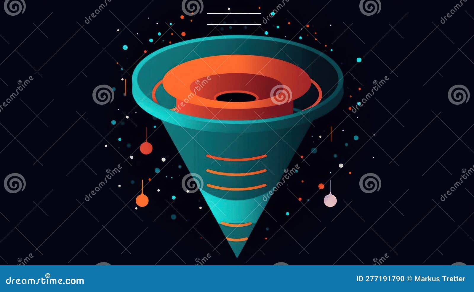 A Funnel Icon Representing the Conversion of Data from One Stage To ...