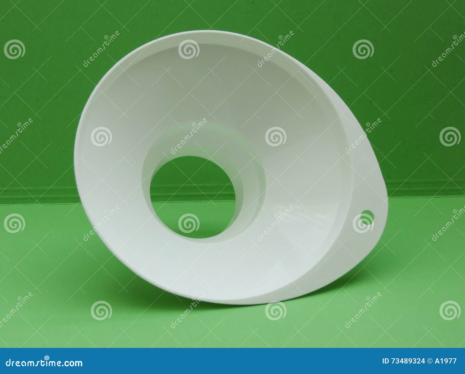 Funnel with large hole stock photo. Image of white, beans - 73489324