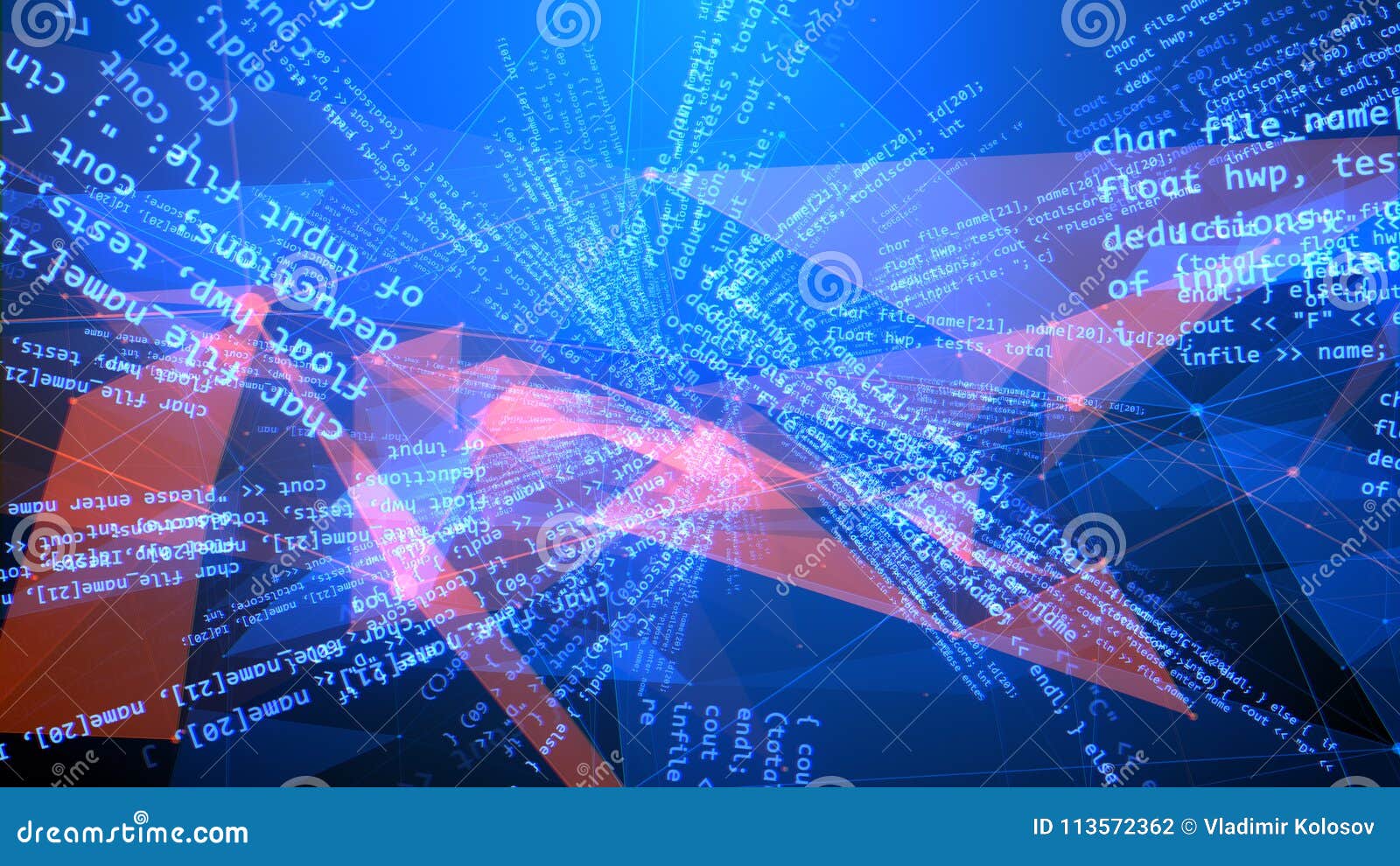 Spiral Portal Looking Coding Program Stock Illustration - Illustration ...