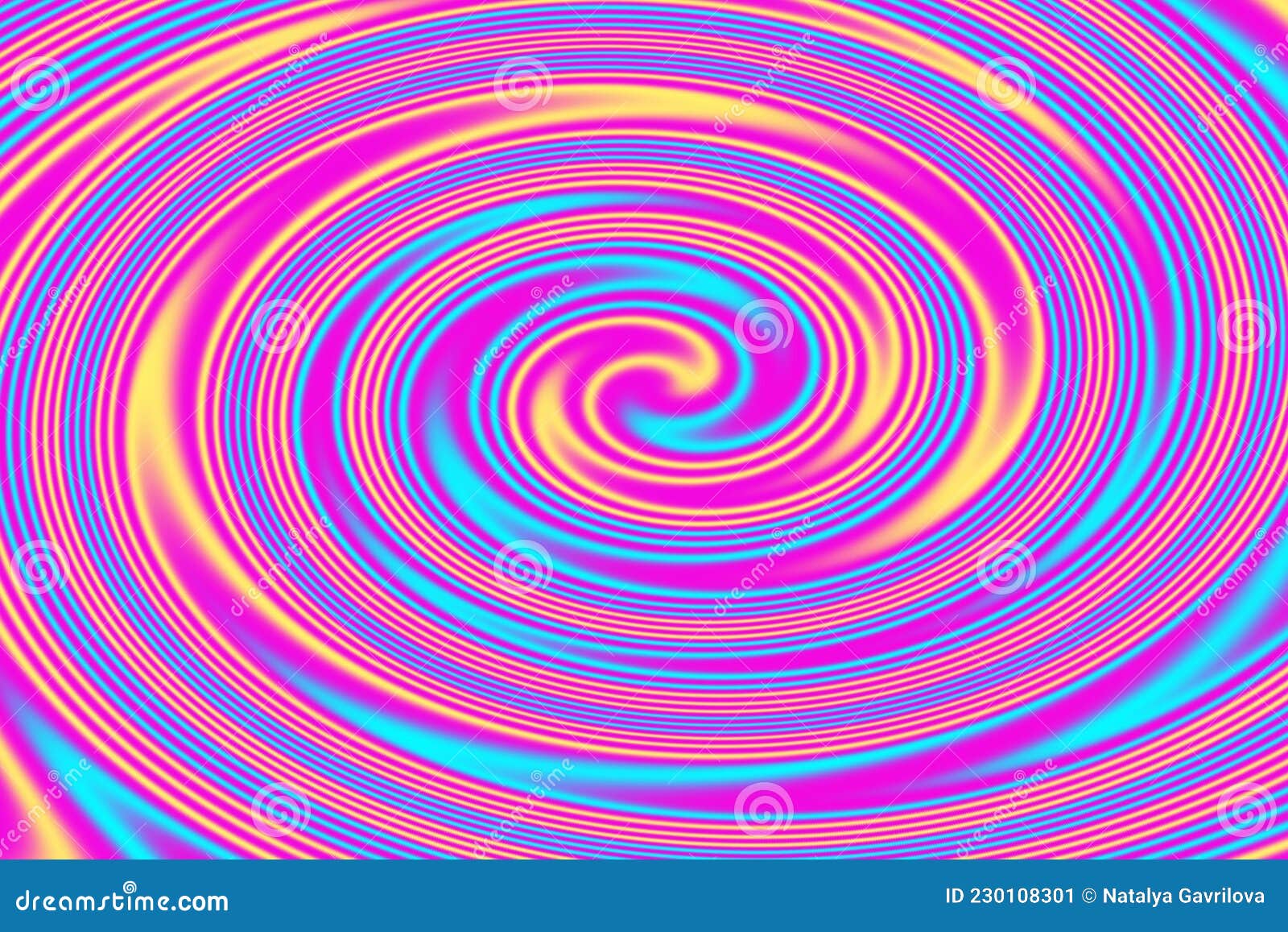 Funnel Multicolored Waves of Optical Illusion Pattern, for Fabric ...