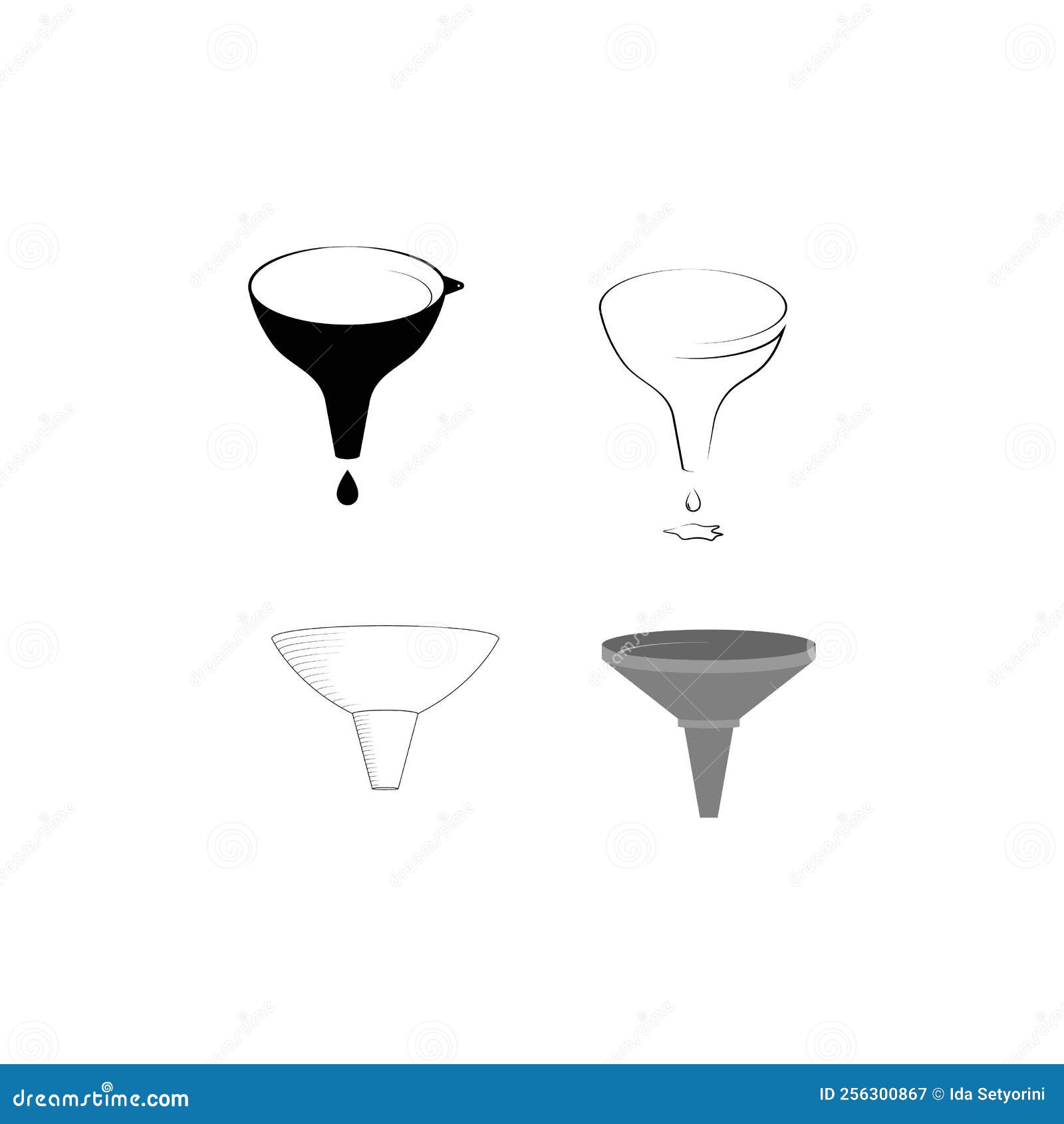 Funneling Logo Royalty-Free Cartoon | CartoonDealer.com #256300862