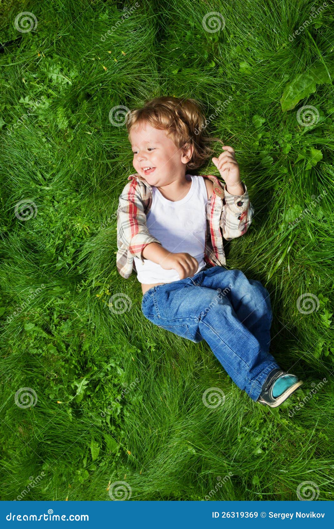 Funniest Kid Rolling on Grass Stock Image - Image of outdoor, laughing ...