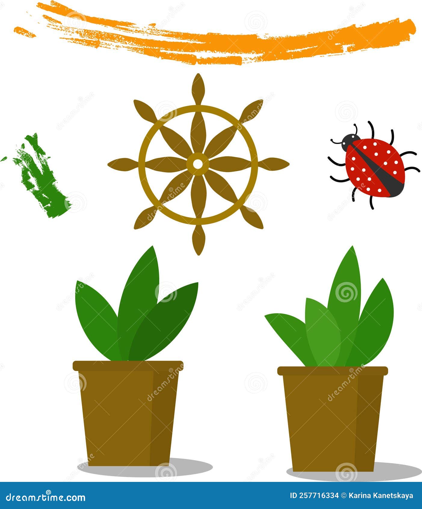 Funny Abstraction on a White Background Stock Vector - Illustration of ...