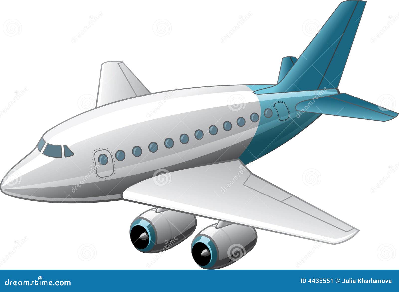 Cartoon Plane Over City Royalty-Free Illustration | CartoonDealer.com ...