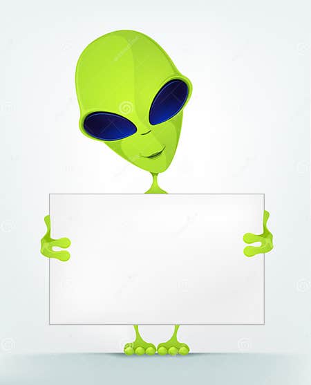 Funny Alien stock vector. Illustration of green, fantasy - 28031646