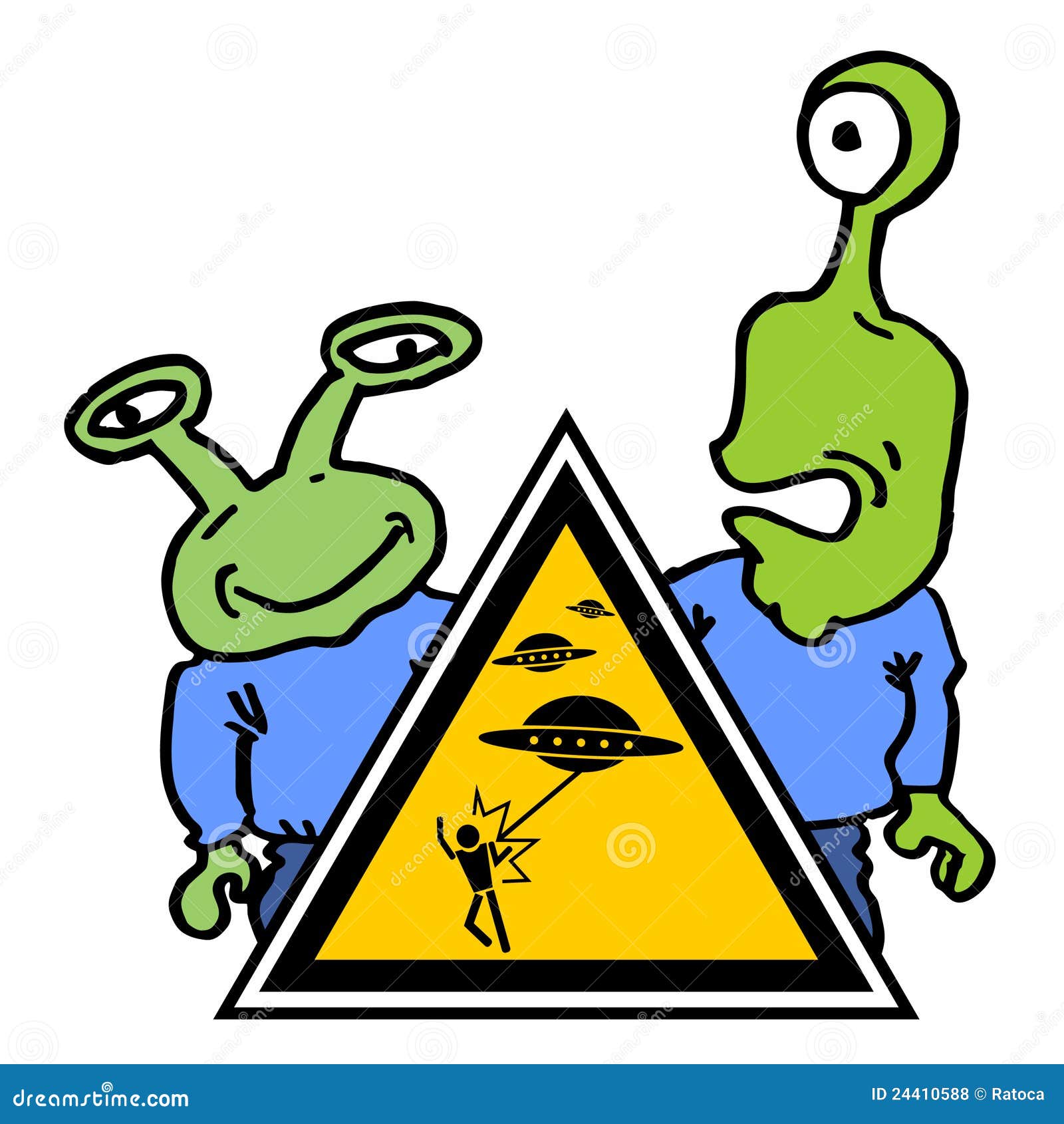 Alien Attack Stock Illustration | CartoonDealer.com #26929972