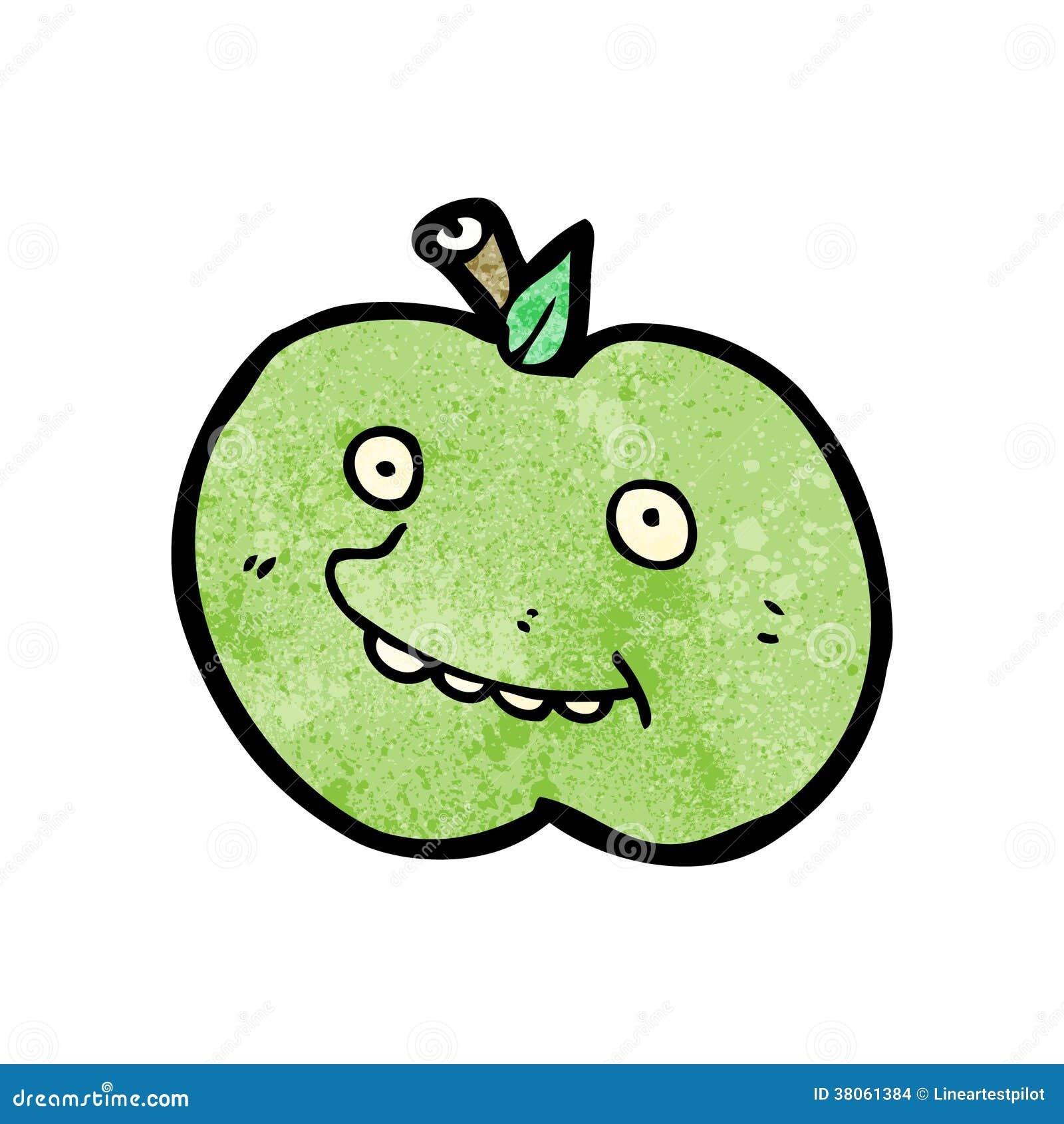 Funny Apple Cartoon Character Stock Vector - Illustration of ...