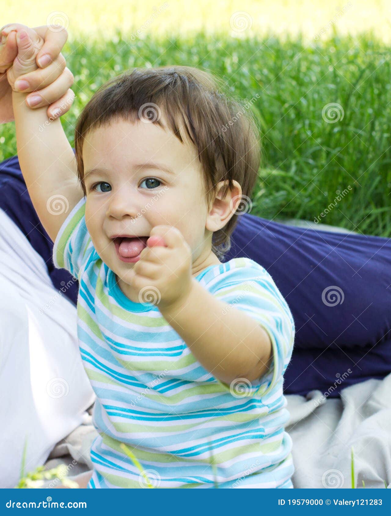 Funny baby stock photo. Image of caucasian, baby, nature - 19579000