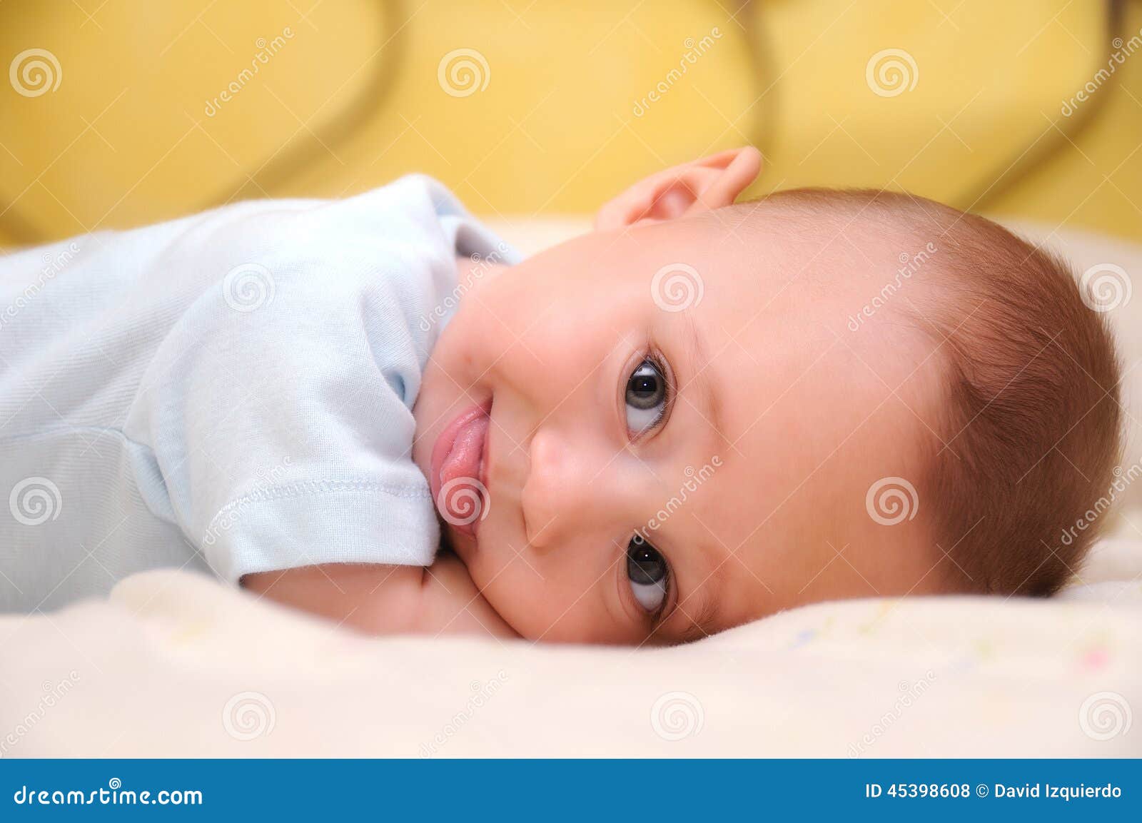 Funny baby mocking stock photo. Image of small, room - 45398608
