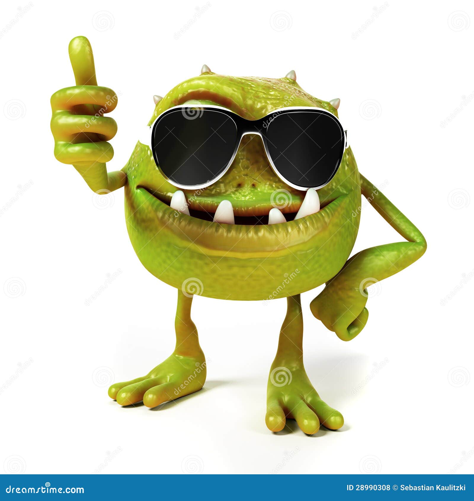 Funny Bacteria Toon Royalty Free Stock Photos - Image: 28990308