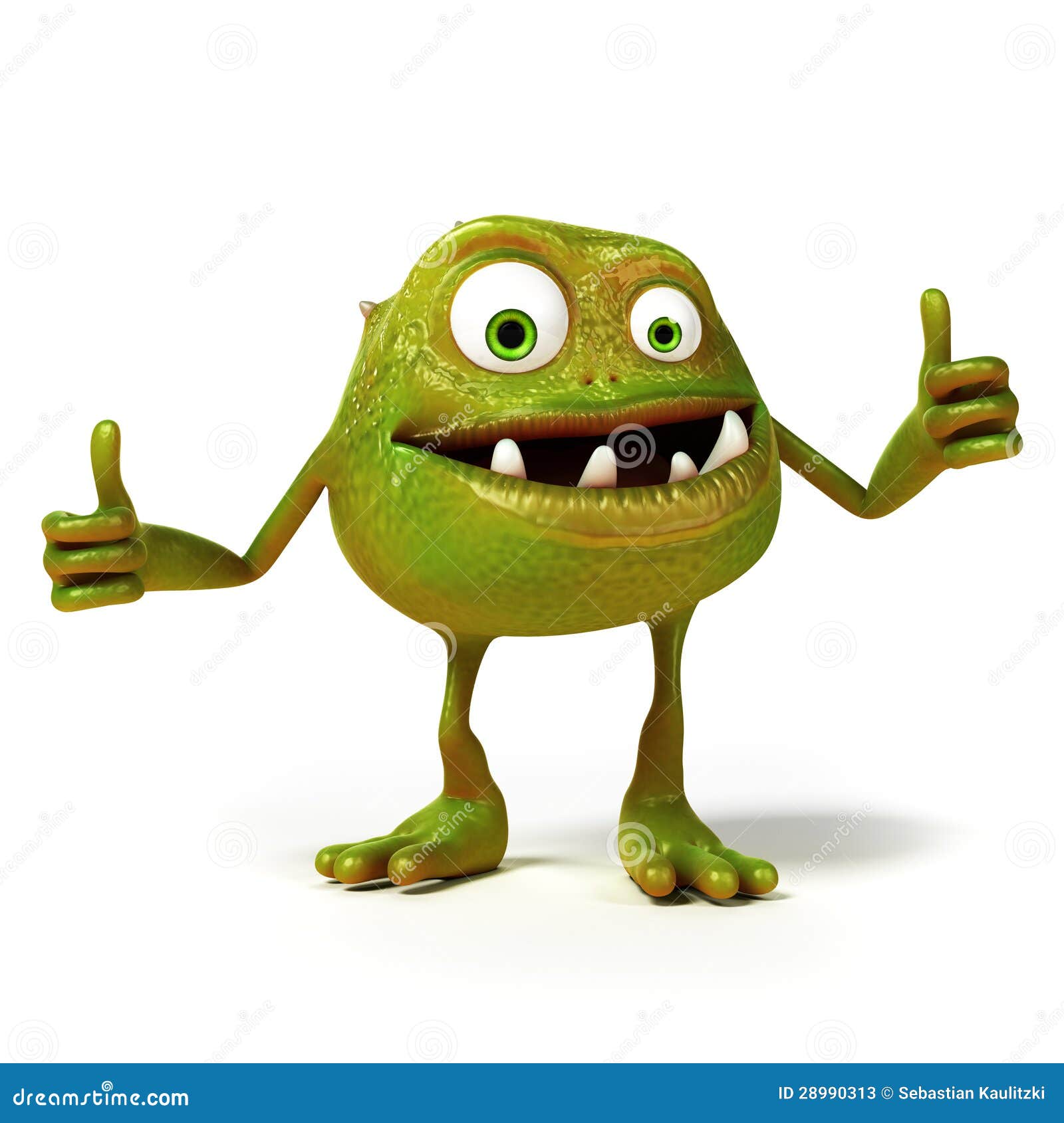 Funny bacteria toon stock illustration. Illustration of green - 28990313