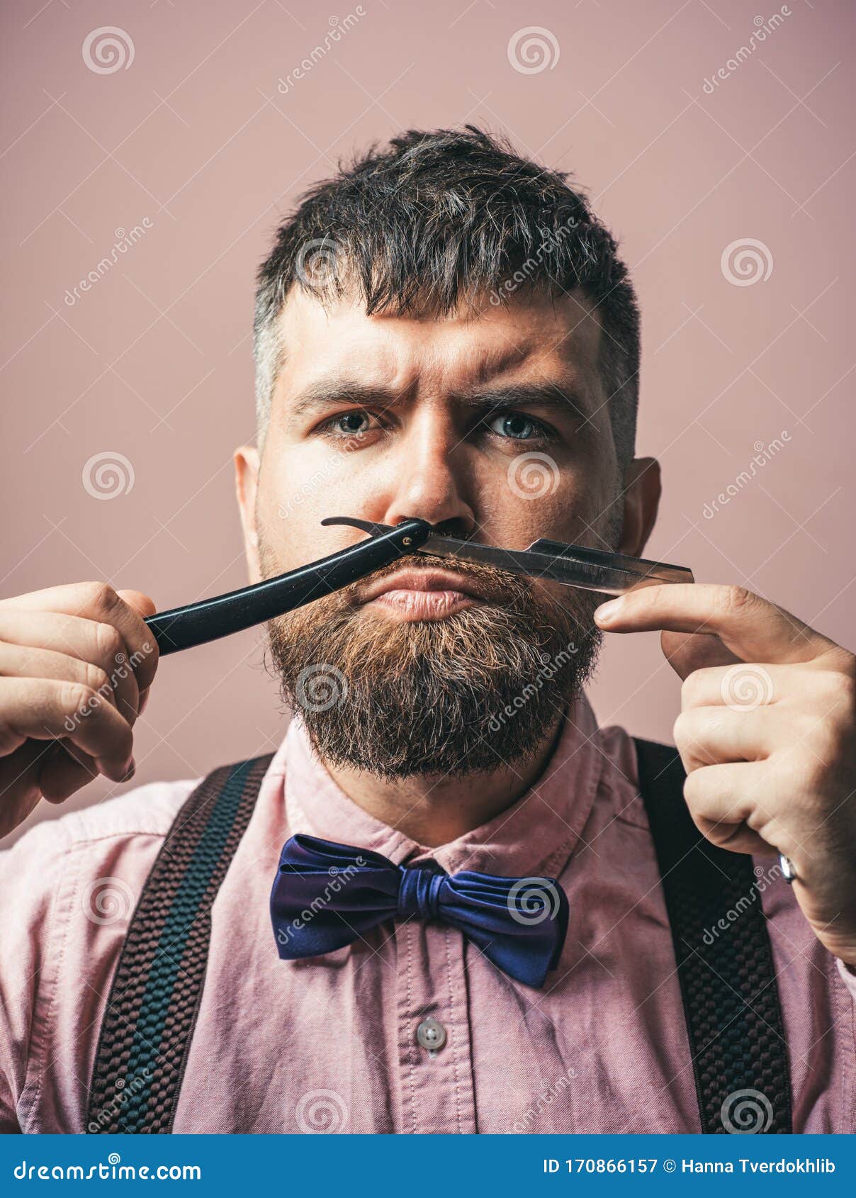 Funny Barber. Barbershop Tools. Stylist for Men. Beard Concept. Stock ... Funny Barber. Barbershop Tools. Stylist for Men. Beard Concept. Stock ...