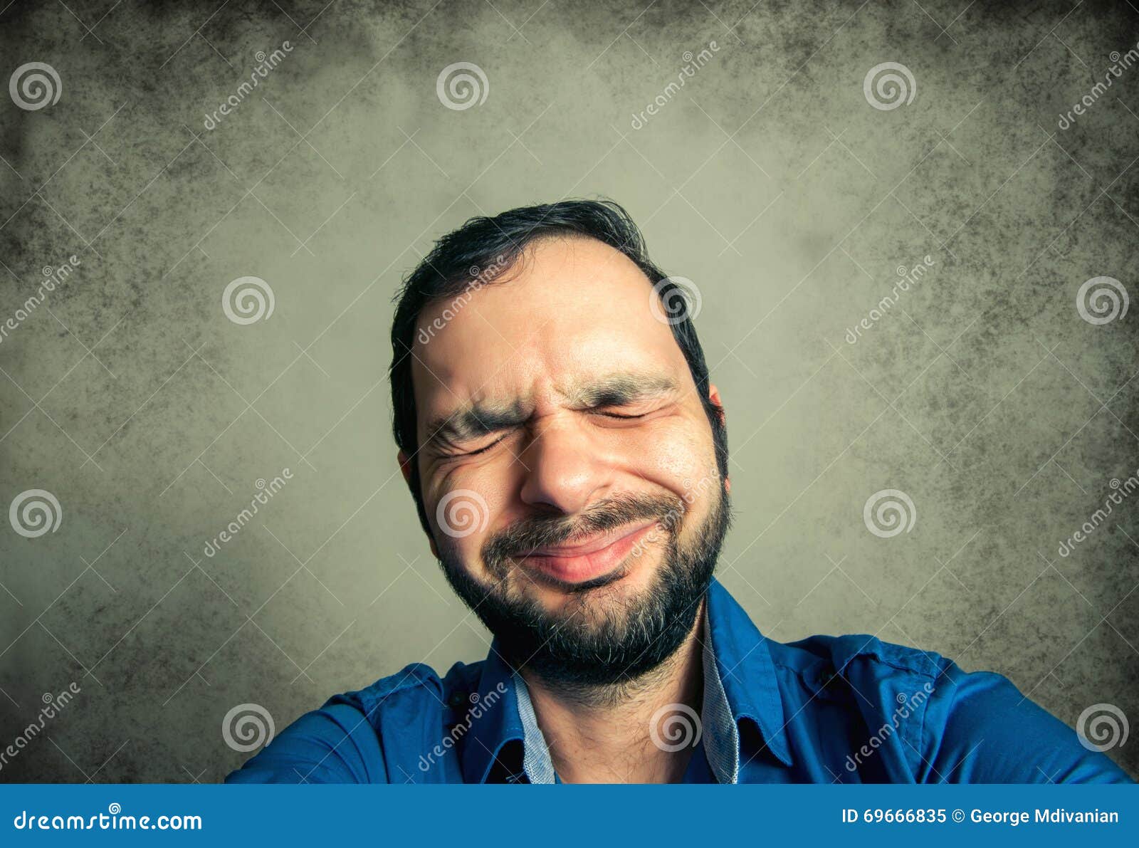 Funny Bearded Man Taking Selfie Stock Image - Image of face, self: 69666835