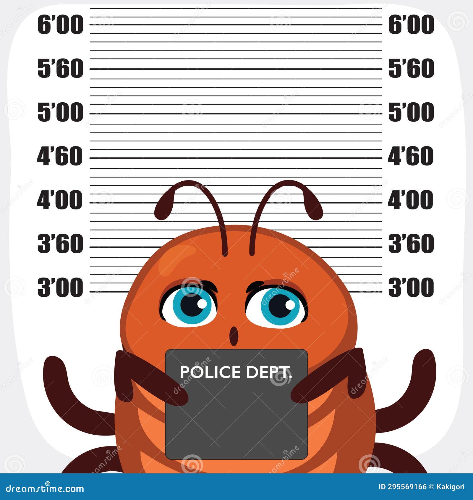 Funny Bed Bug Character Ready To Sleep Vector Cartoon Illustration ...