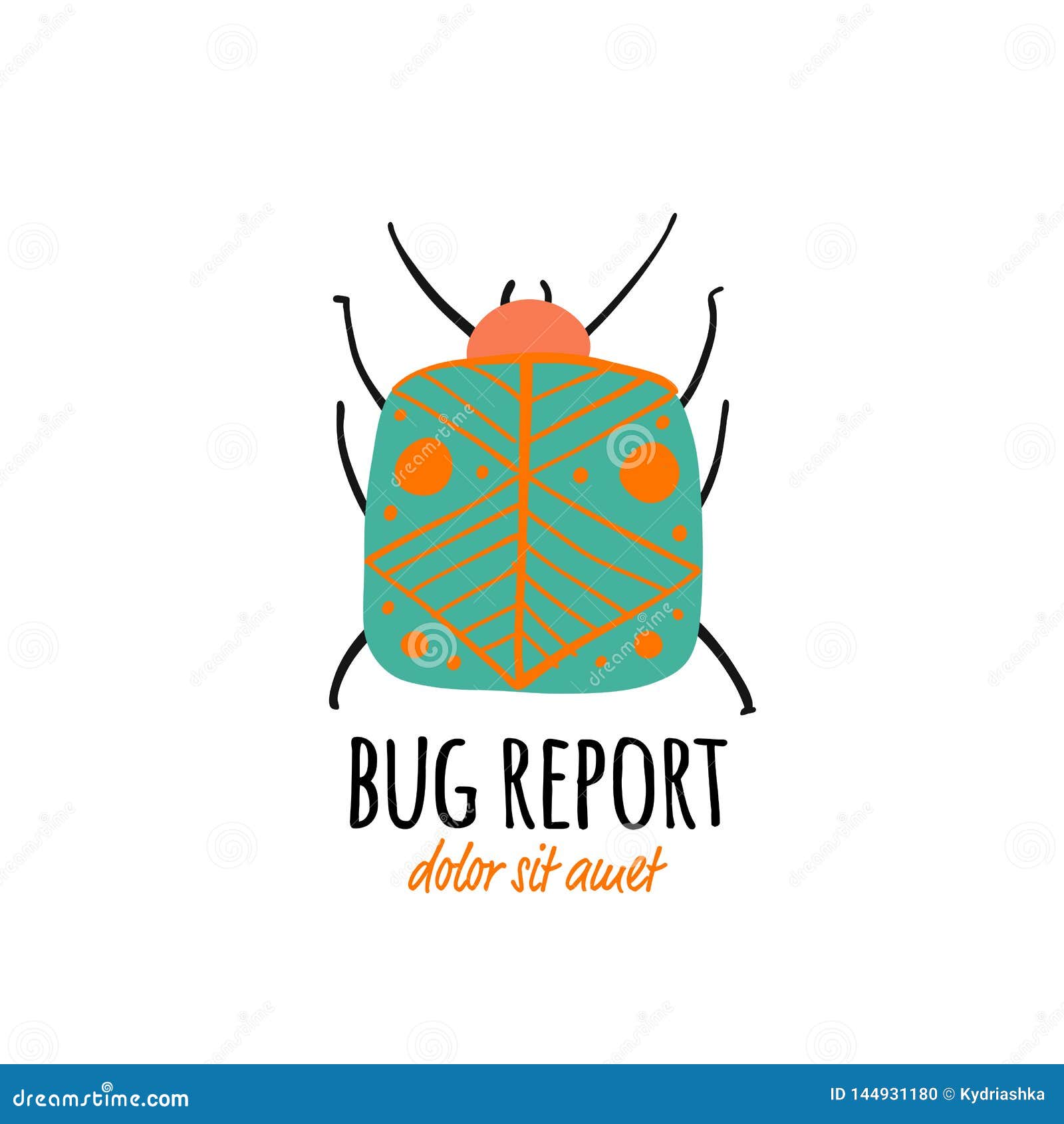 Funny Beetle, Bug Character for Your Design Stock Vector - Illustration ...