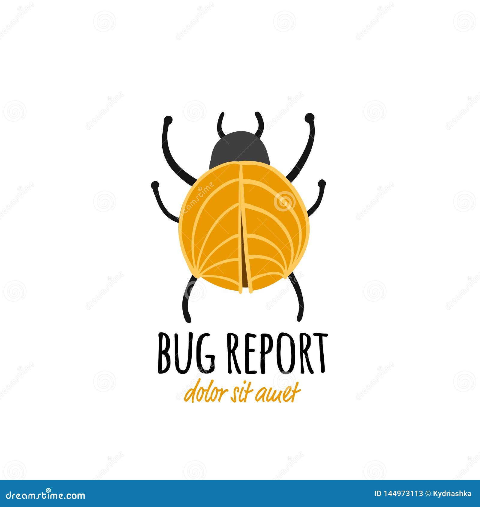 Funny Beetle, Bug Character for Your Design Stock Vector - Illustration ...