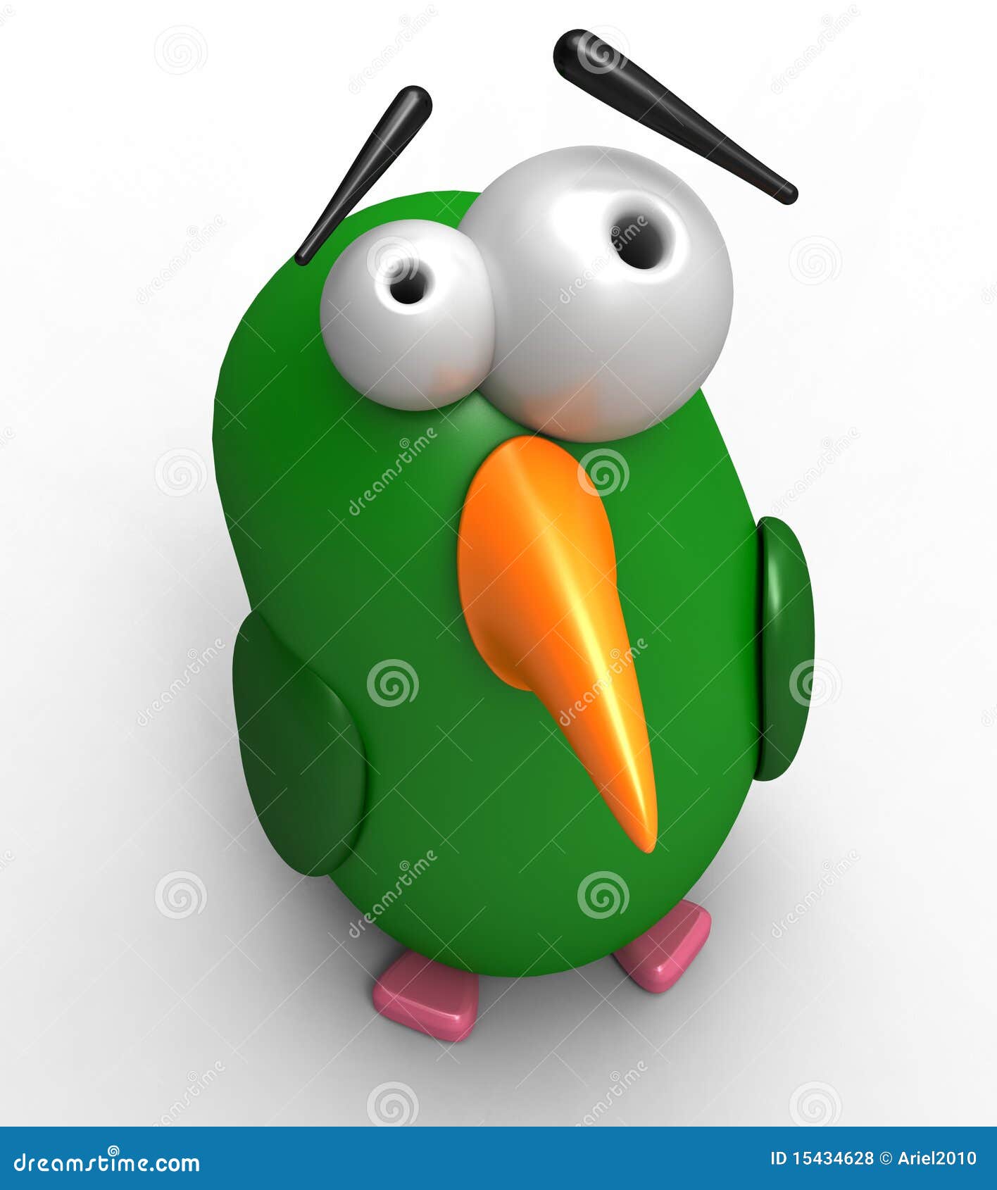 Funny Bird Characters With Wings And Beaks Vector Set Royalty-Free ...