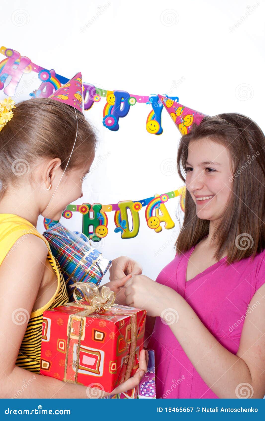 Funny birthday party stock image. Image of colorful, cheerful - 18465667