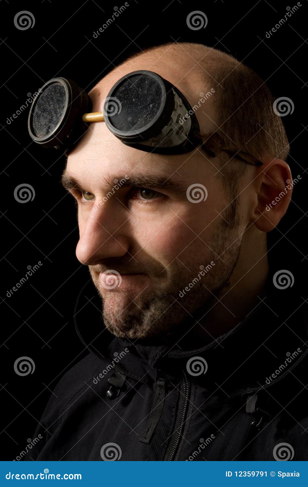 Funny bizarre man stock image. Image of creepy, dissatisfied - 12359791
