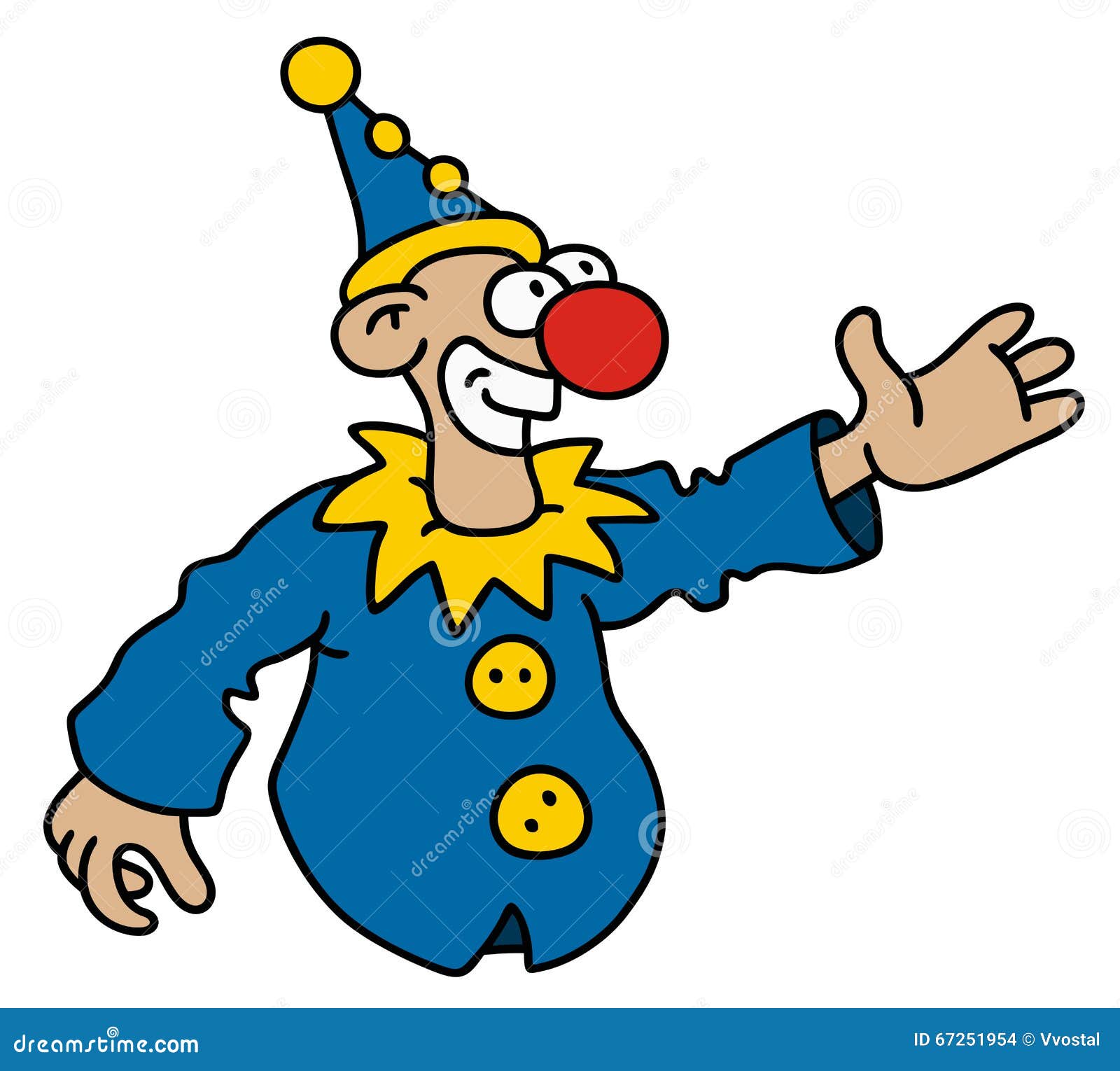 Funny blue goof stock vector. Illustration of people - 67251954