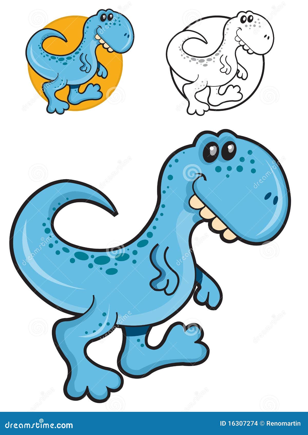 Tyrannosaurus Rex T-rex Is Walking And Snarling . Silhouette Design ...