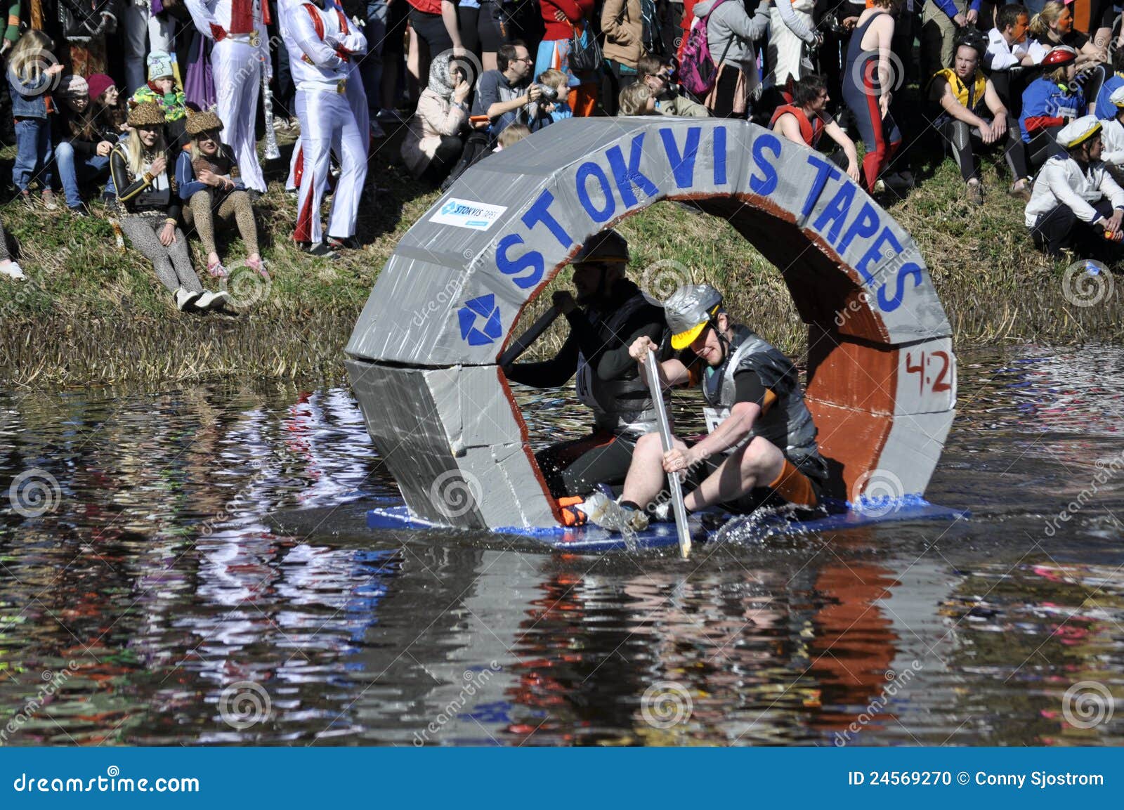 A funny boat race editorial image. Image of sweden, boat - 24569270