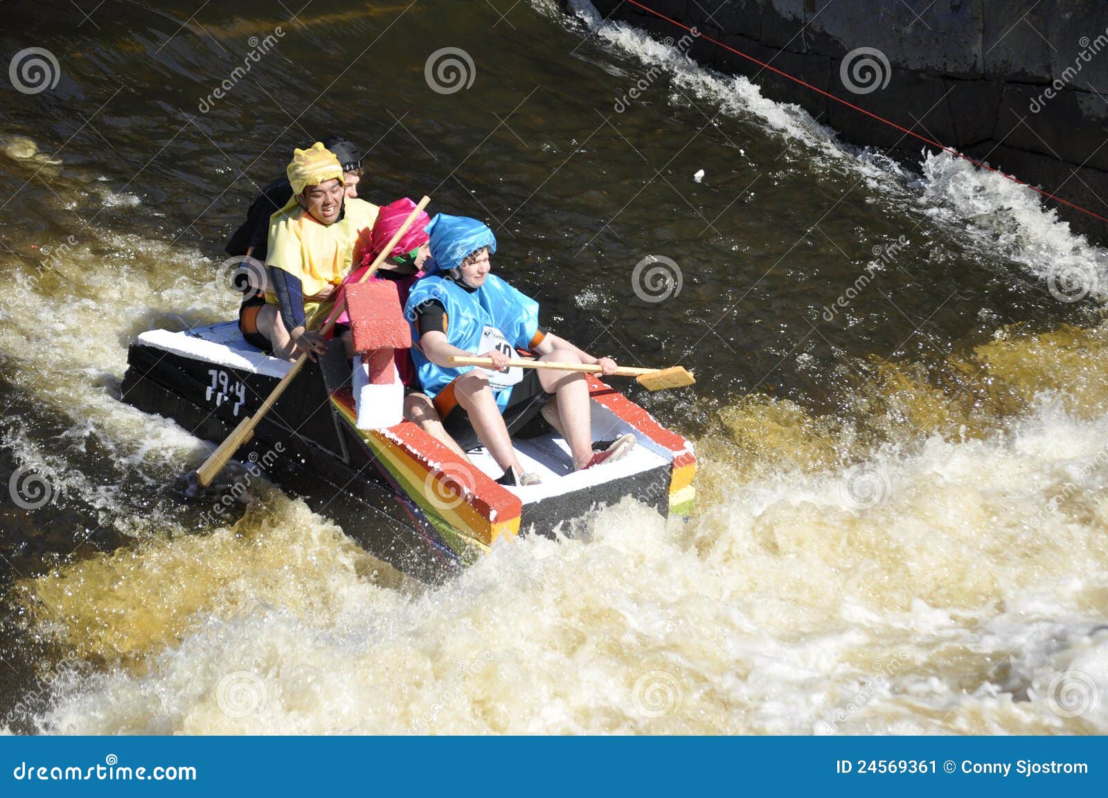 A funny boat race editorial photo. Image of april, sweden - 24569361