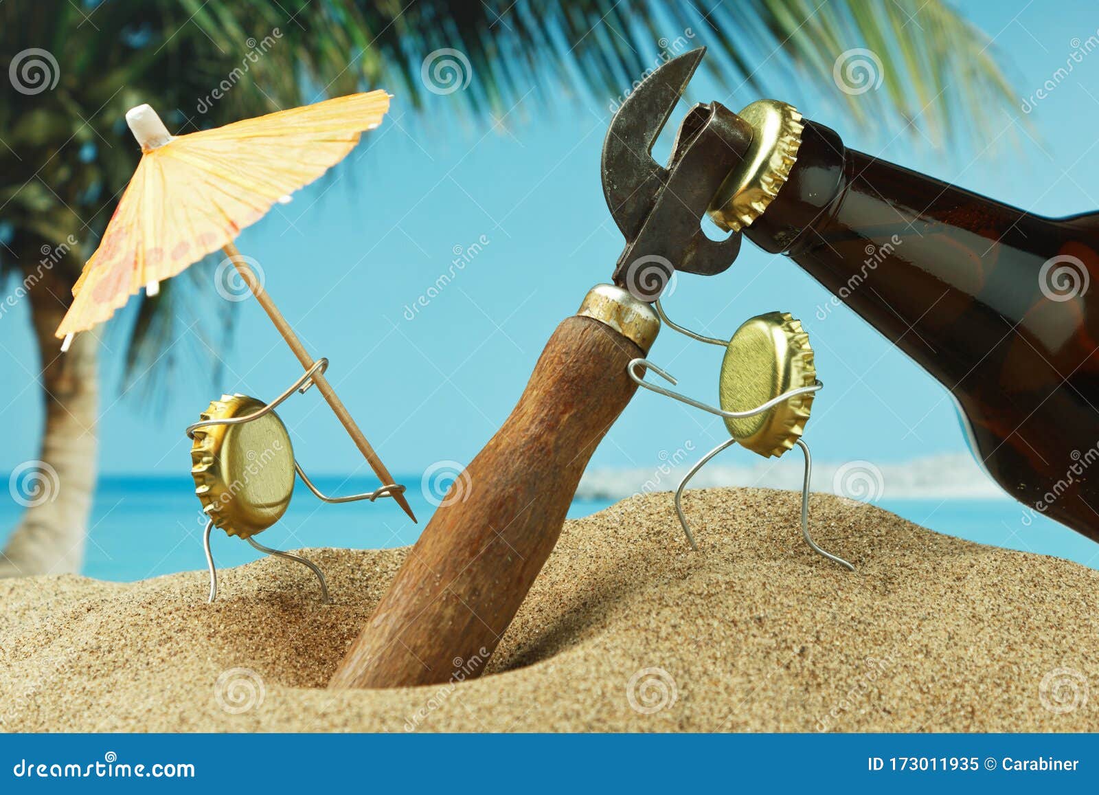 Funny Bottle Cork on a Sandy Stock Image - Image of scene, coastline ...