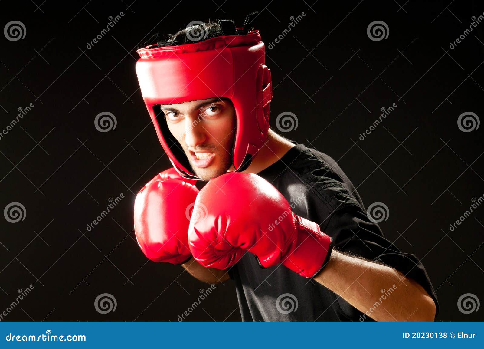 Funny boxer isolated stock photo. Image of adult, fight - 20230138