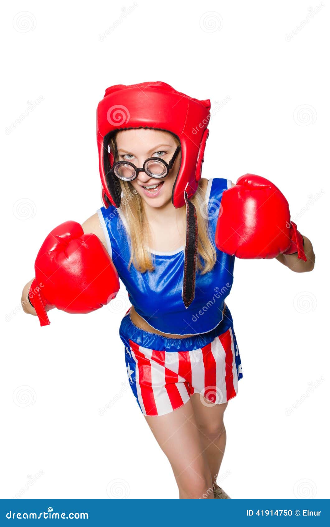 Funny boxer isolated stock photo. Image of boxing, body - 41914750