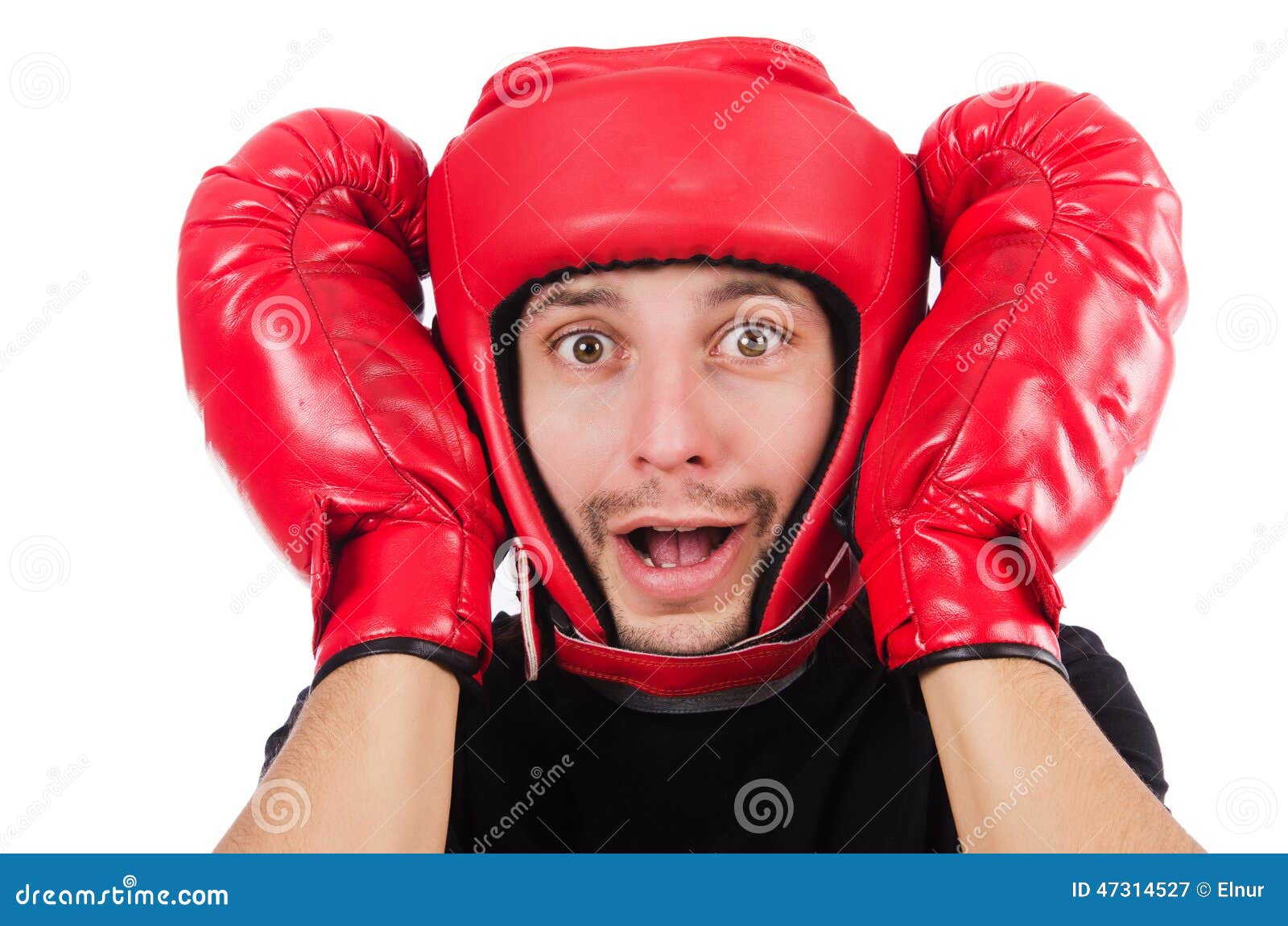 Funny boxer isolated stock image. Image of glasses, fighter - 47314527