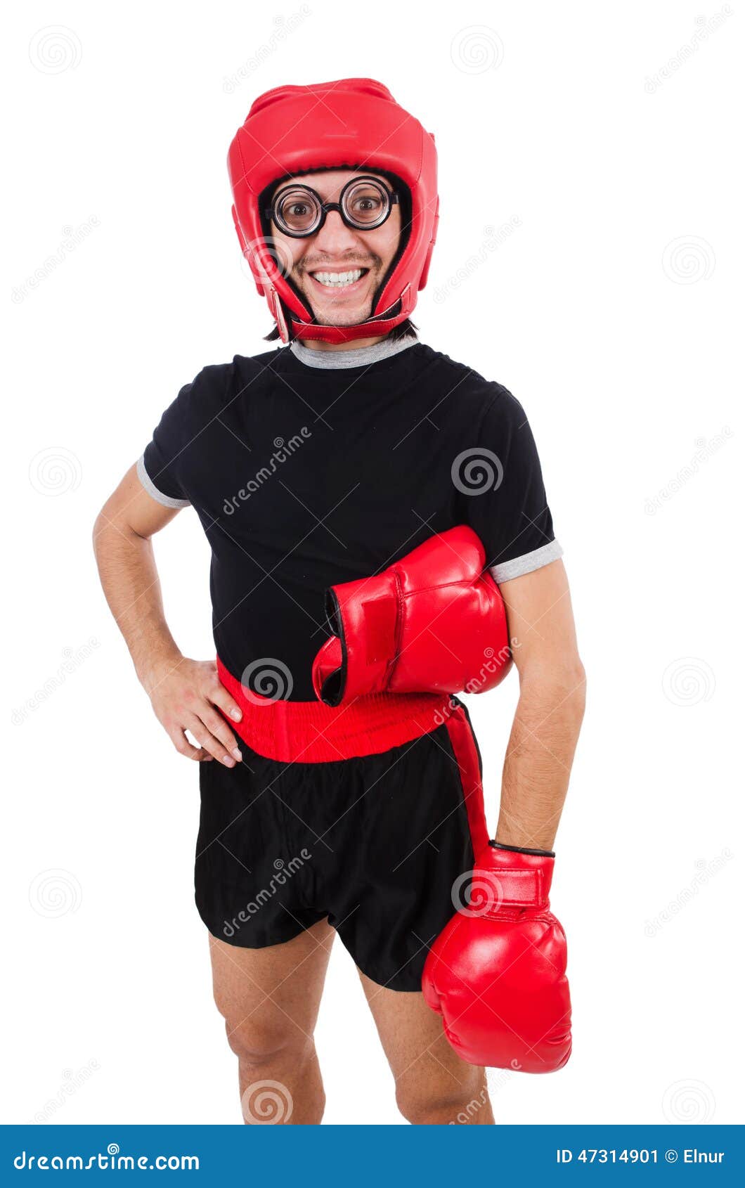 Funny boxer isolated stock image. Image of infuriated - 47314901