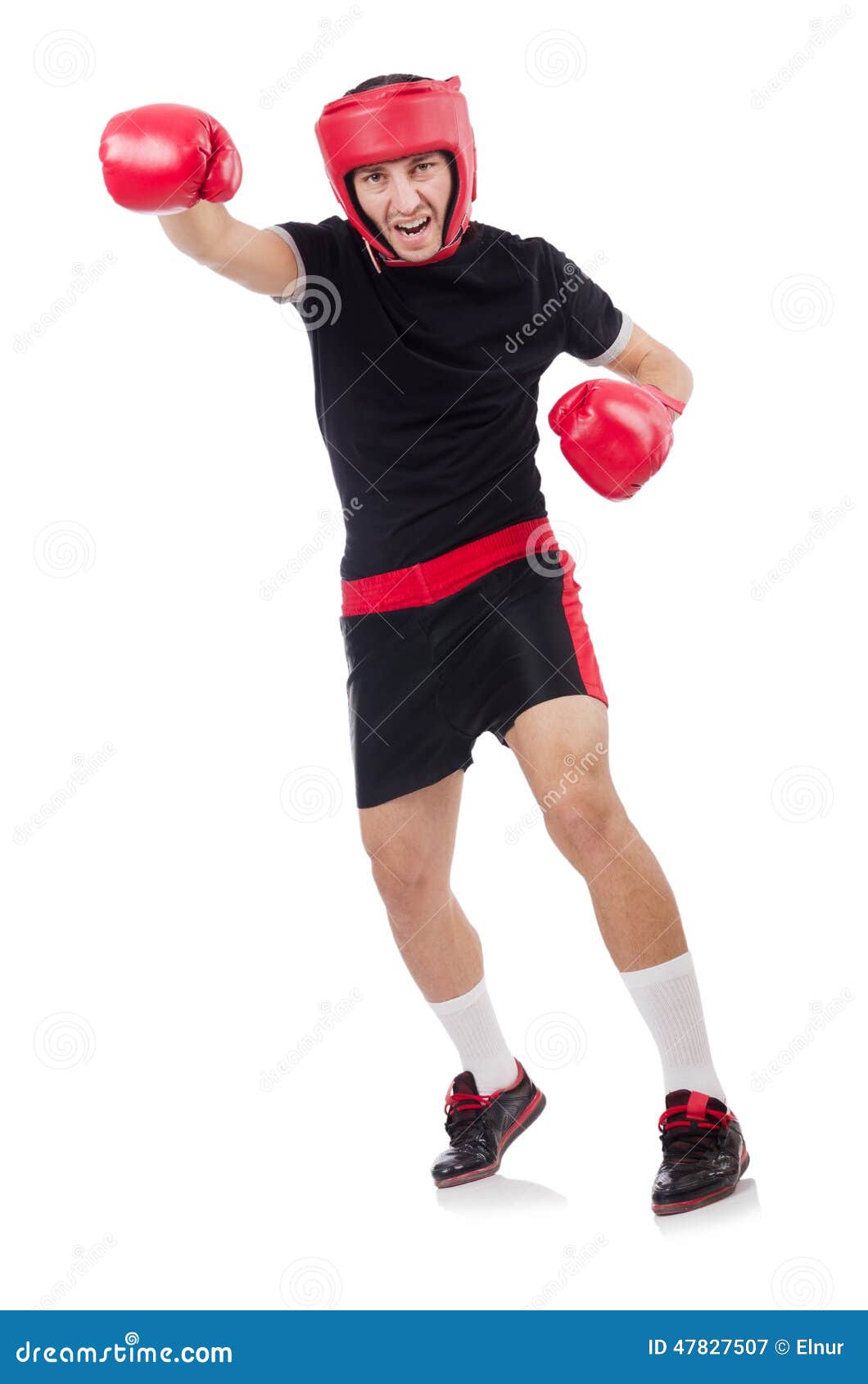 Funny boxer isolated stock image. Image of boxer, fighting - 47827507