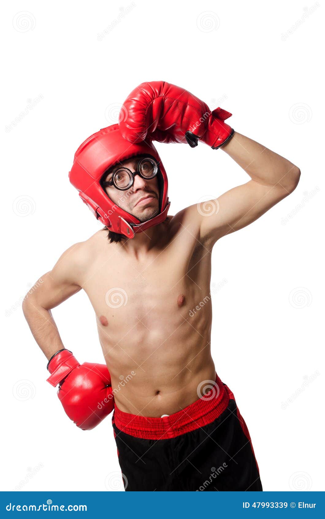 Funny boxer isolated stock image. Image of anger, frustration - 47993339