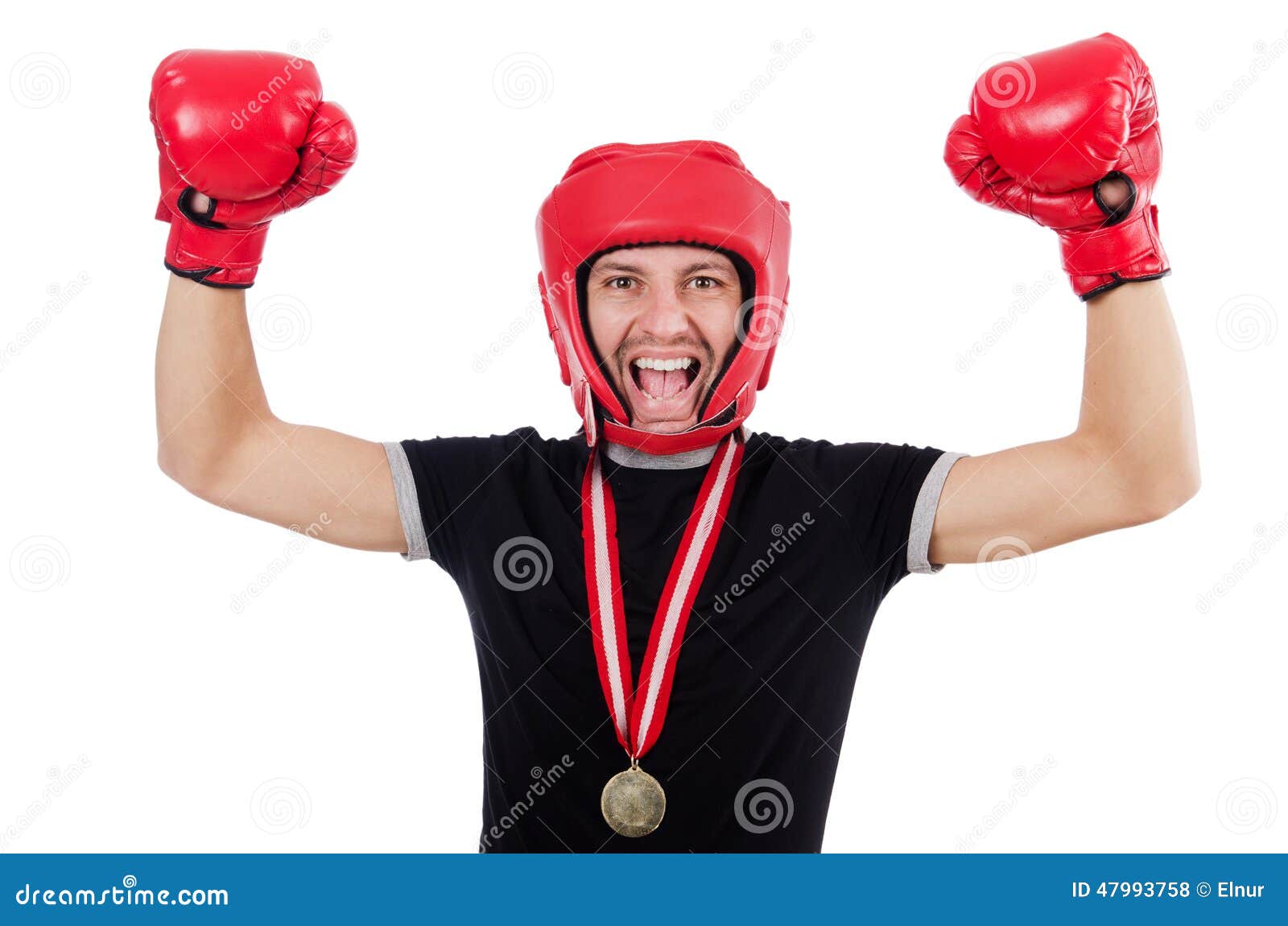 Funny boxer isolated stock photo. Image of body, boxing - 47993758