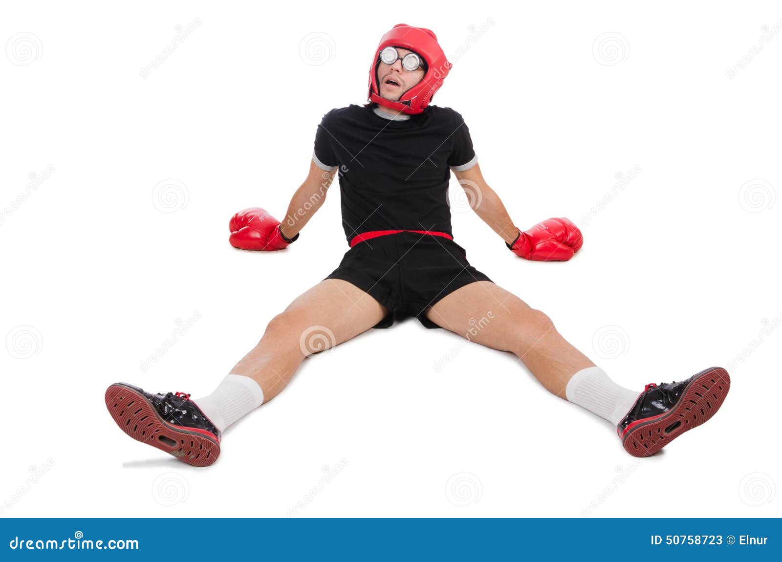 Funny boxer stock image. Image of healthy, hand, boxing - 50758723