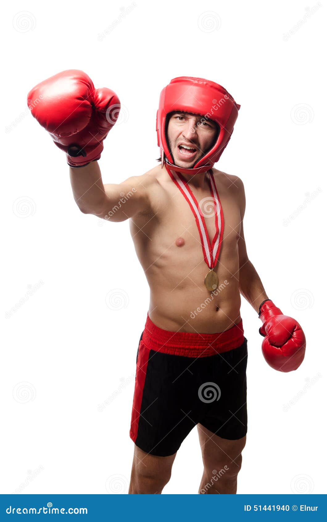 Funny boxer stock photo. Image of exercise, fist, arts - 51441940