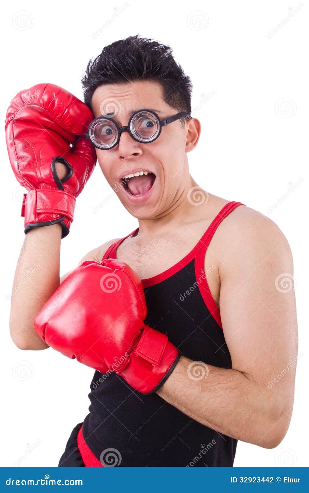 Funny Boxer Royalty-Free Stock Image | CartoonDealer.com #33763786