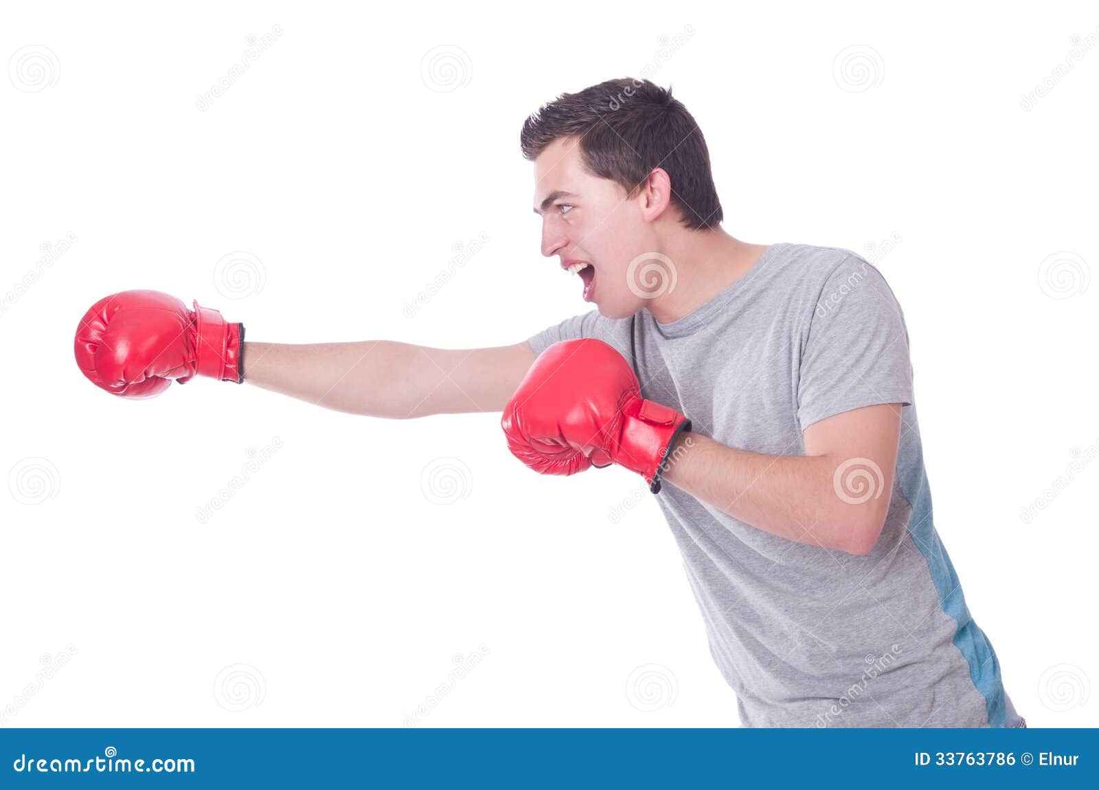 Funny Boxer Royalty-Free Stock Image | CartoonDealer.com #33763786