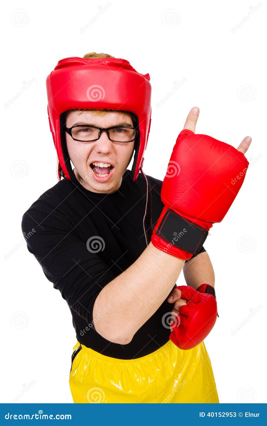 Funny Boxer Royalty-Free Stock Photography | CartoonDealer.com #40681967