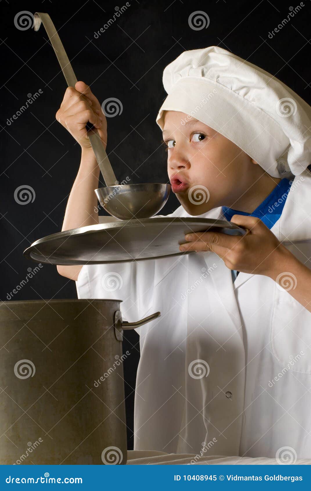Funny boy-cook stock image. Image of caucasian, funny - 10408945