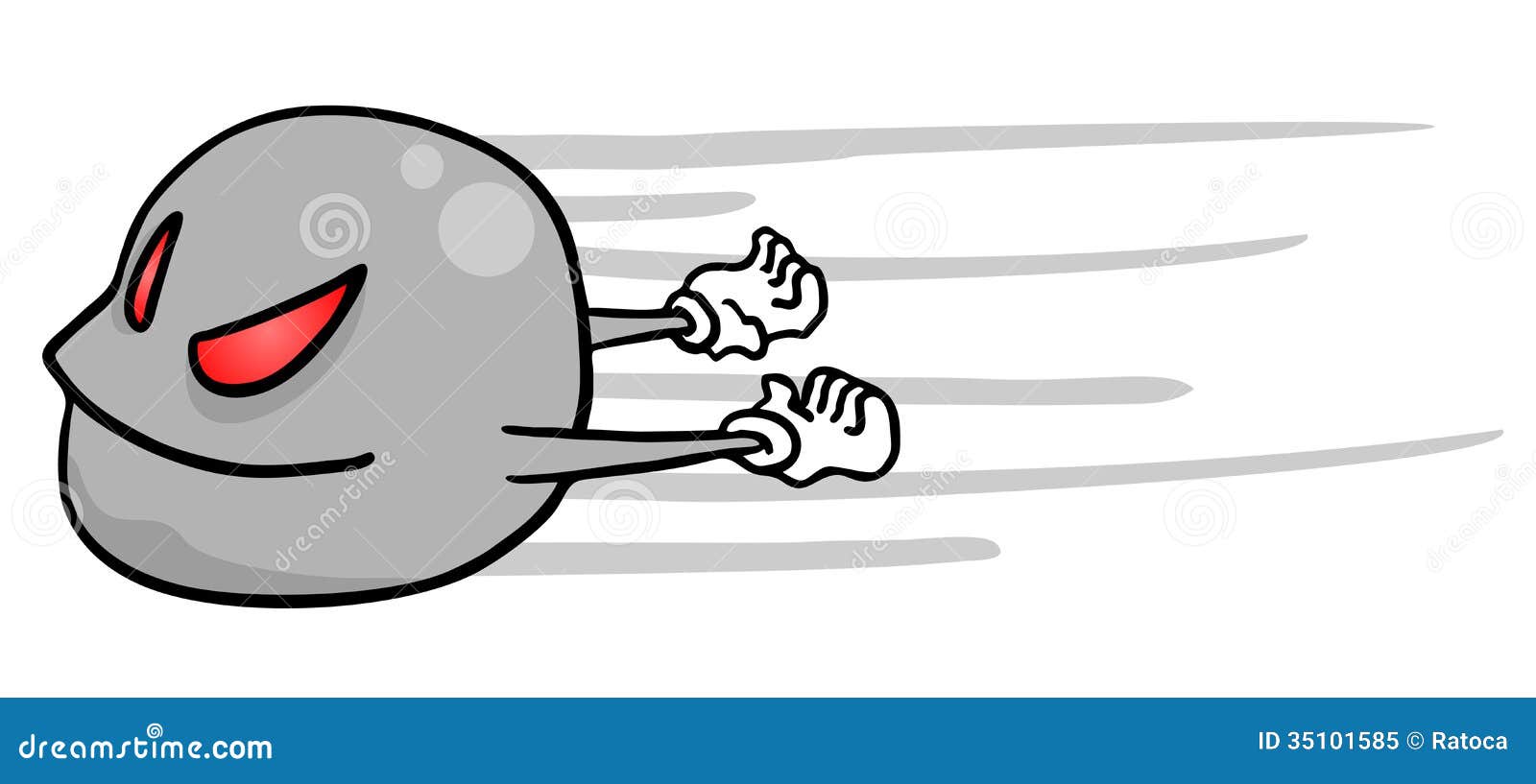 Funny bullet stock vector. Illustration of style, character - 35101585