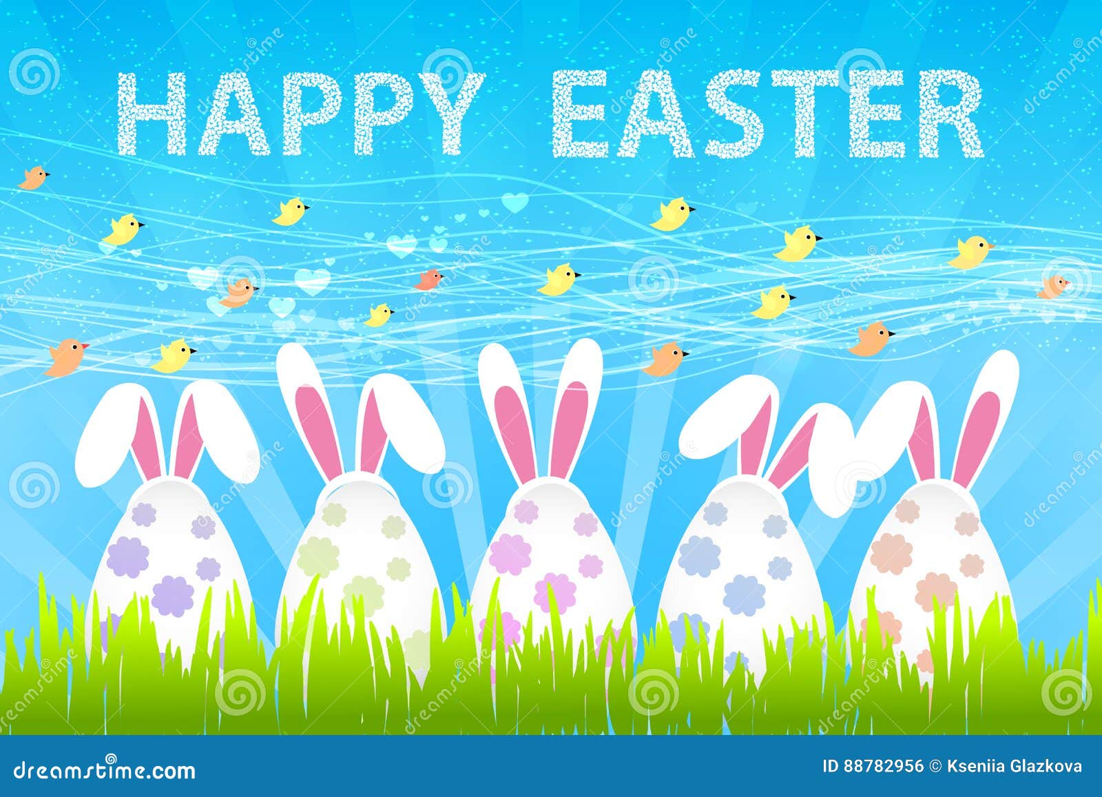 Funny bunny. Easter Bunny stock illustration. Illustration of artwork ...