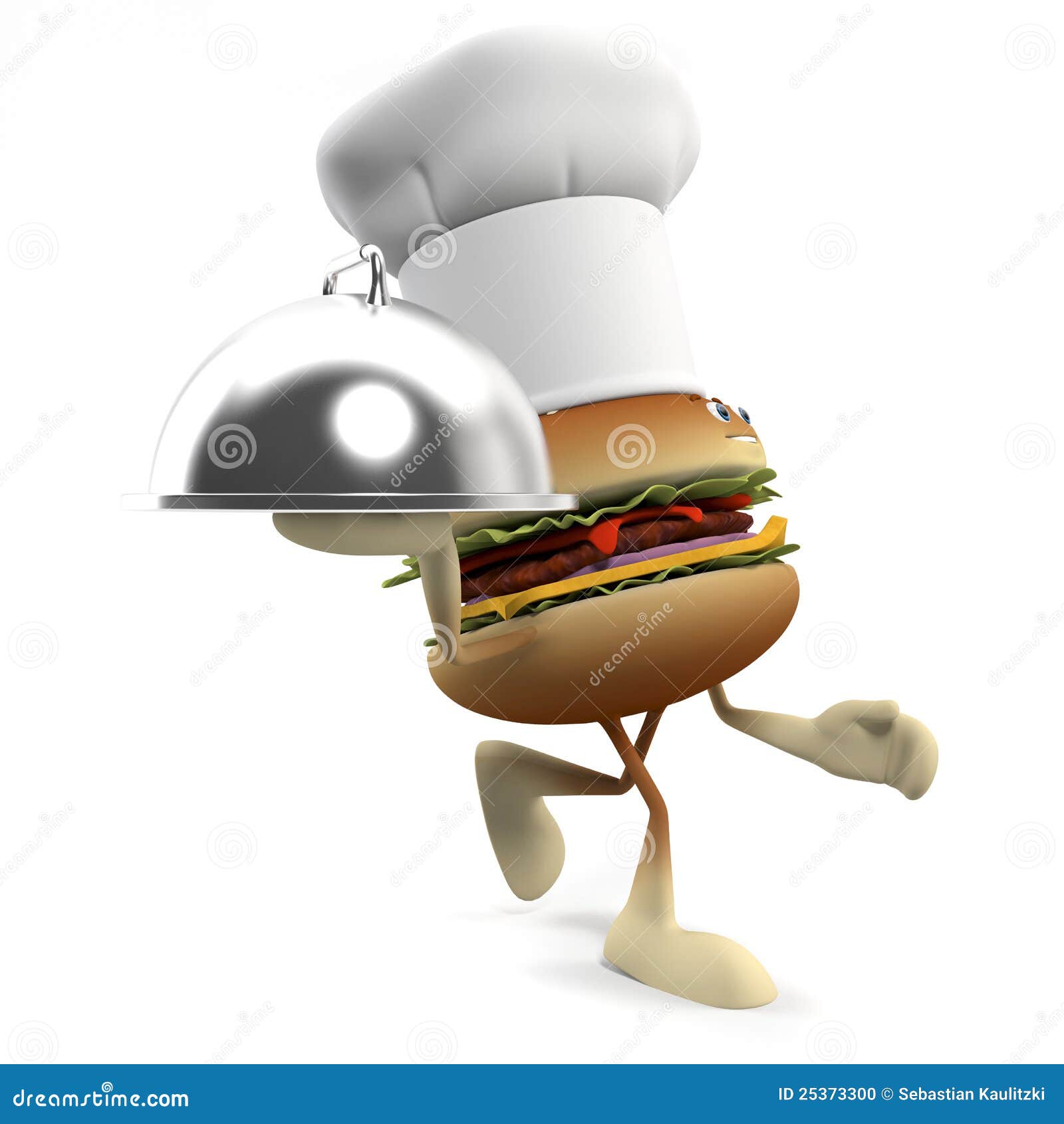 Funny burger stock illustration. Illustration of beef - 25373300