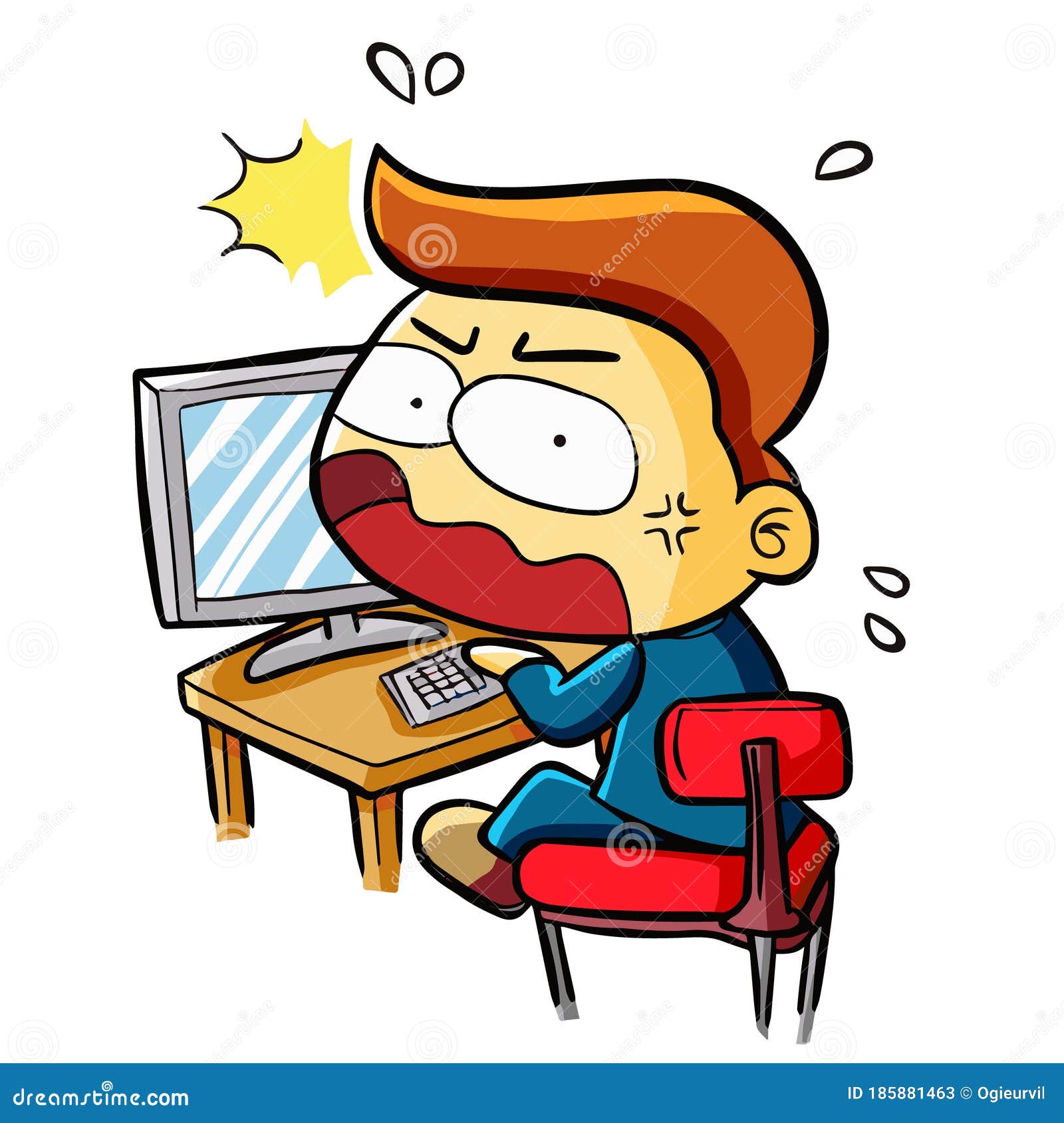 Funny Businessman Get Surprised To Know he Had To Overwork Again ...